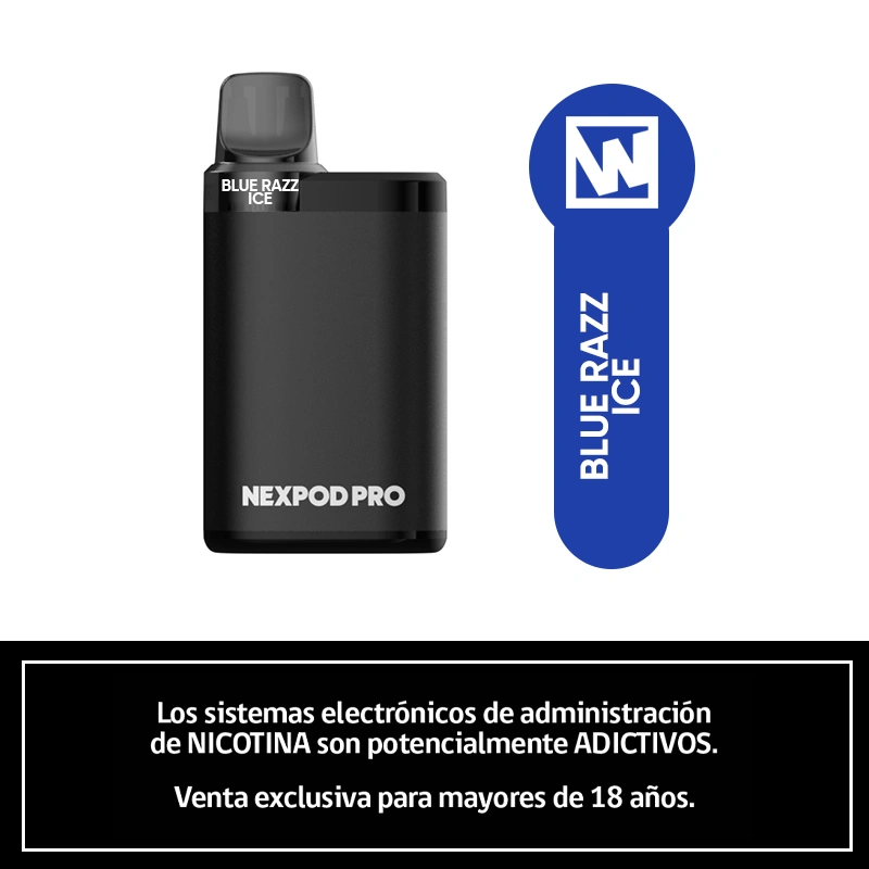 Nexpod Kit 5000 Puffs Blue Razz Ice | Vaportek
