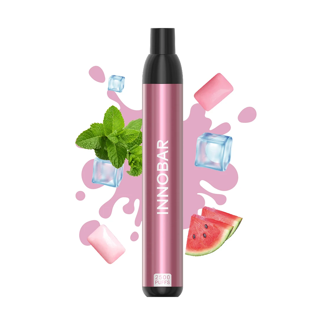 Innobar 2500 Puffs Watermelon Bubblegum ZERO NIC | Vaportek